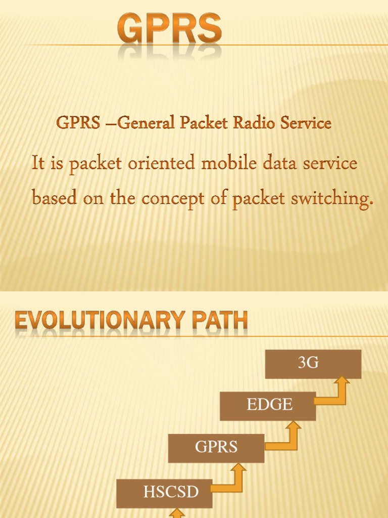 GPRS | PDF | General Packet Radio Service | Data Transmission