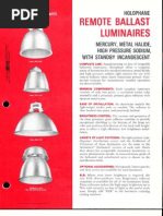 Benjamin Lighting RLM Industrial Incandescent Brochure 1976 | PDF ...