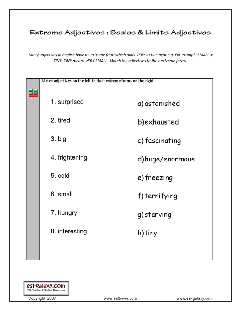 Extreme Adjectives | PDF