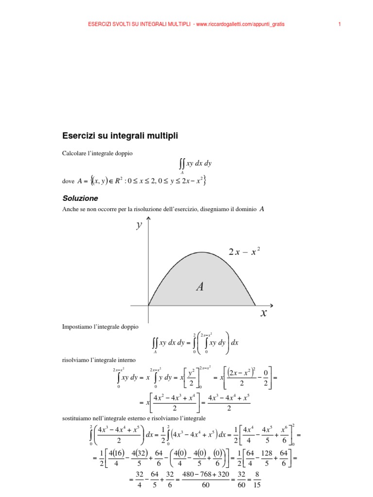 Integrali Multipli | PDF