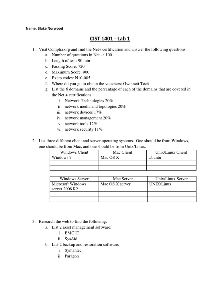 Network+ Guide To Networks Chapter 1 | PDF | Macintosh | Computer Network