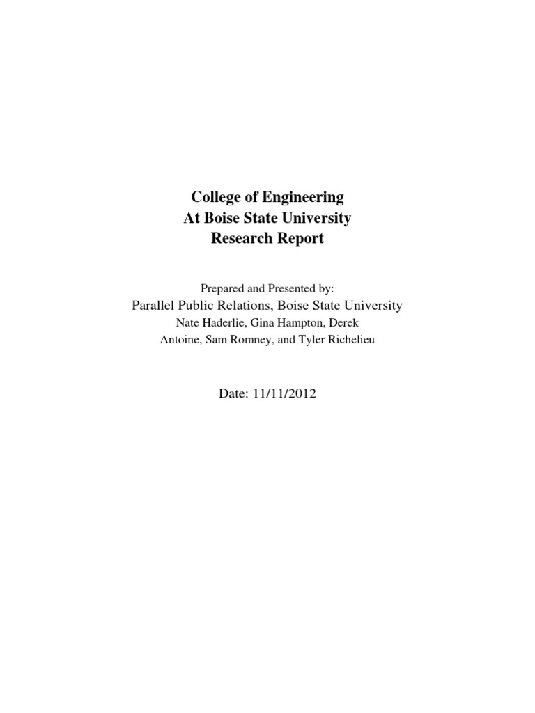 Final Research Report | PDF | Hewlett Packard | Boise