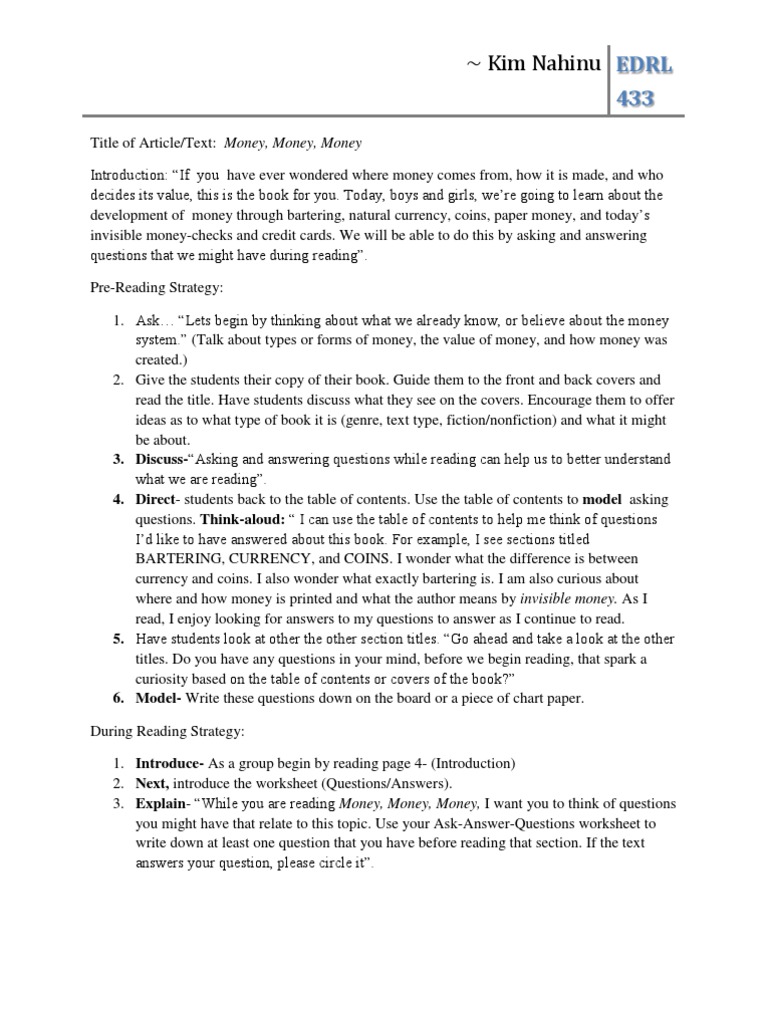 Understanding the History of Money | PDF | Money | Reading (Process)