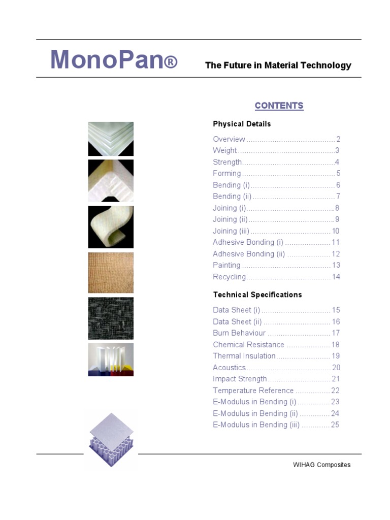 Mono Pan | PDF | Rivet | Young's Modulus