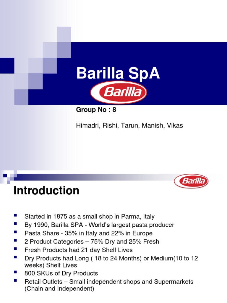 Barilla SpA: JITD Implementation Insights | PDF | Inventory | Retail