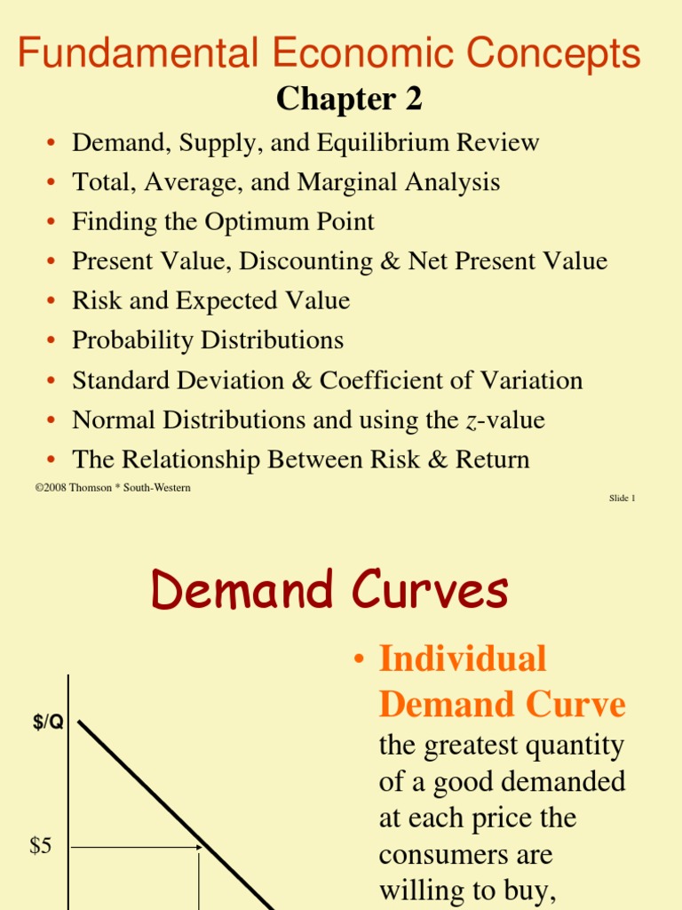 Fundamental Economic Concepts: ©2008 Thomson South-Western | PDF ...