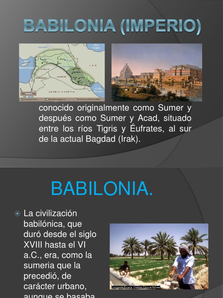 Babilonia (Imperio) Exposicion. | PDF | Babilonia | Sumeria
