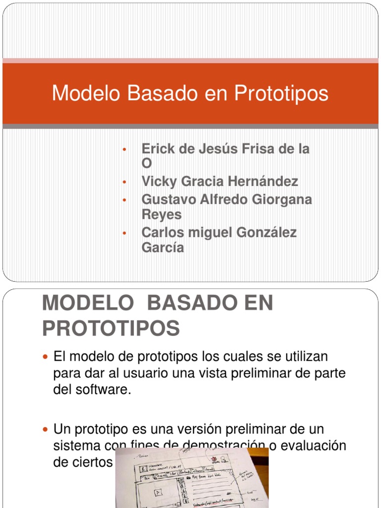 Modelo Basado en Prototipos | Descargar gratis PDF | Gestión de tecnología de la información ...
