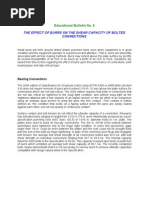 Snug-Tightened Bolt Installation Guide | PDF | Mechanical Engineering