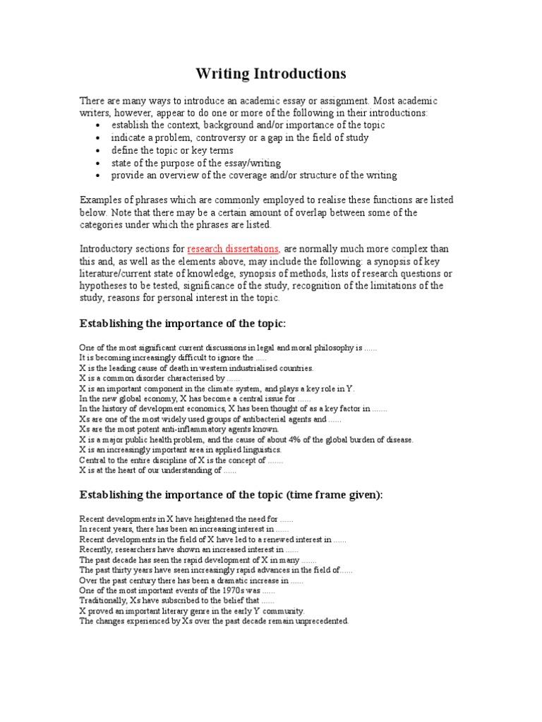 Establishing Context and Identifying Knowledge Gaps: An Introduction to ...