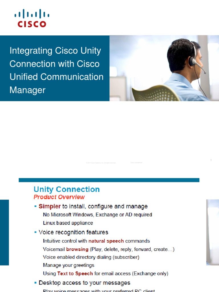 How To Integrate Cisco Unity Connection With CUCM | PDF | Cisco Systems ...