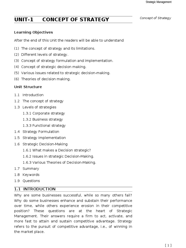 Strategy | PDF | Strategic Management | Strategic Planning