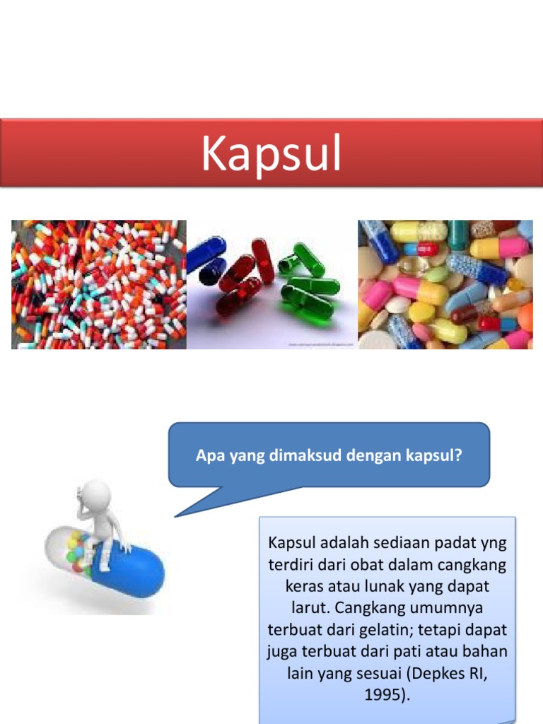 Jenis dan Manfaat Kapsul Obat | PDF