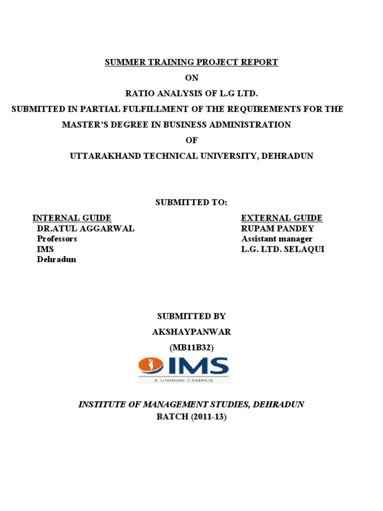 LG Ratio Analysis Finance | PDF | Market Liquidity | Equity (Finance)