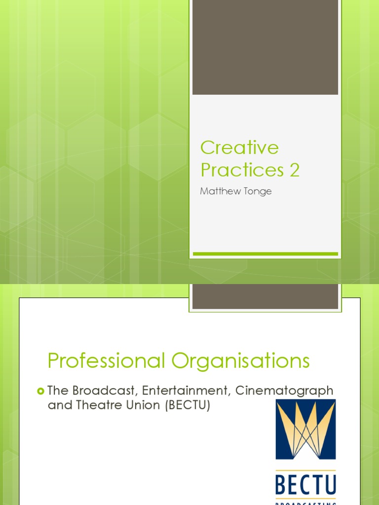Creative Practices 2 Presentation | PDF