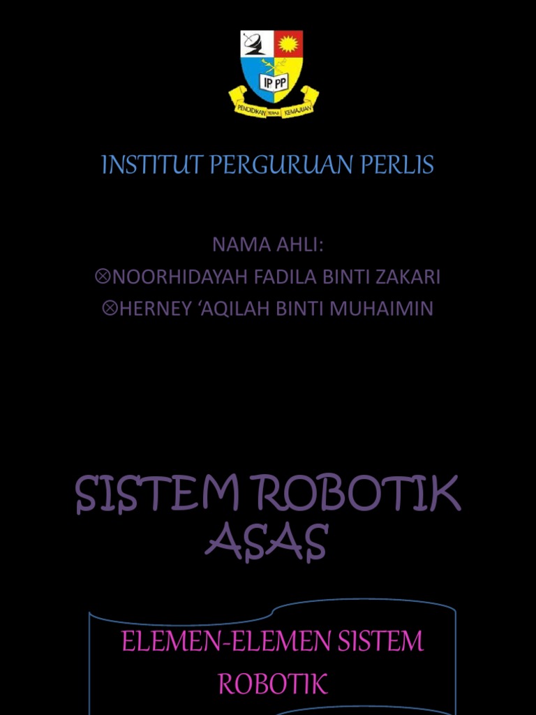 Elemen-Elemen Sistem Robotik | PDF