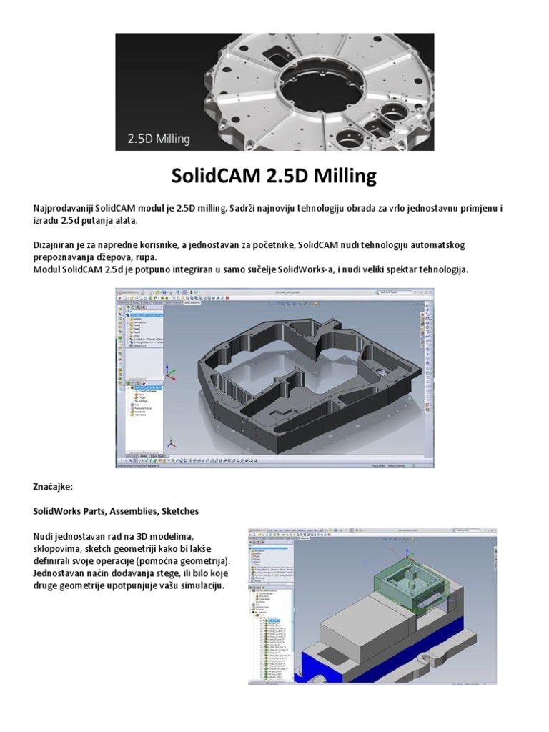 SolidCAM 2 5D Milling | PDF