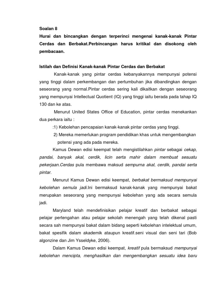 Kanak Pintar Cerdas | PDF