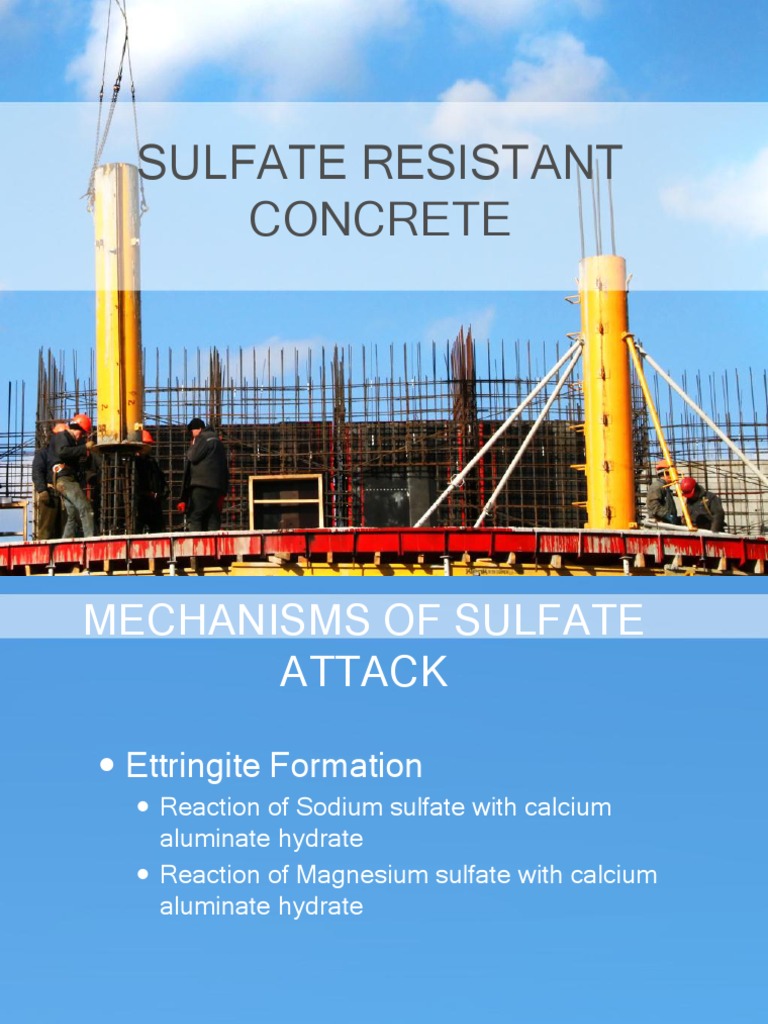 Sulfate Resistant Concrete