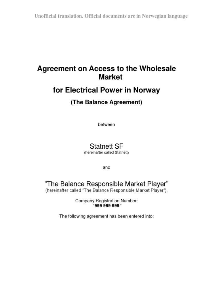 Unofficial - Balance Agreement | PDF | Interest | Payments