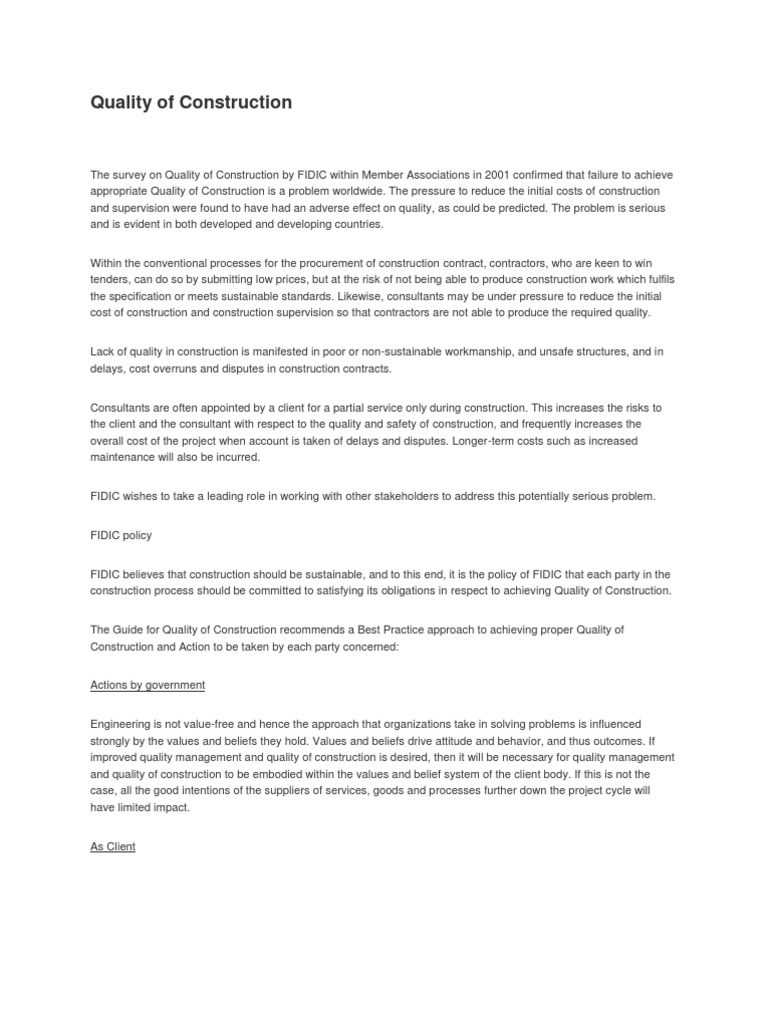 Contract (Quality of Work) | PDF | Finance & Money Management