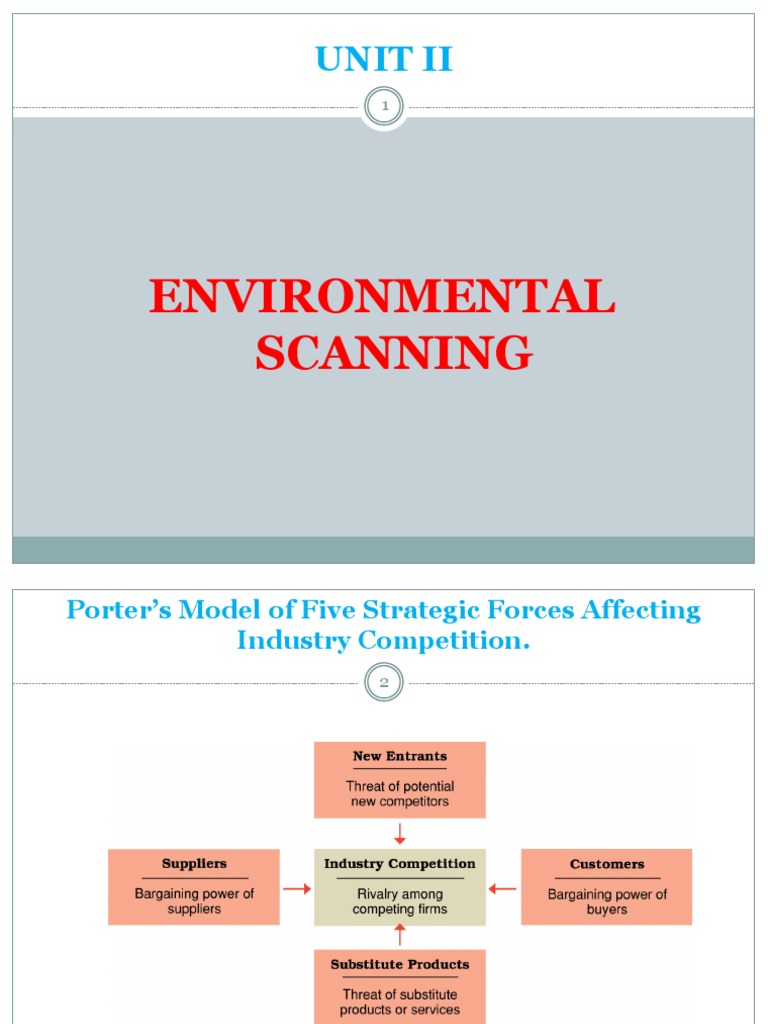 Environmental Scanning | PDF | Swot Analysis | Competition