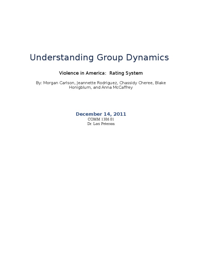 Dynamics of Group Communication | PDF