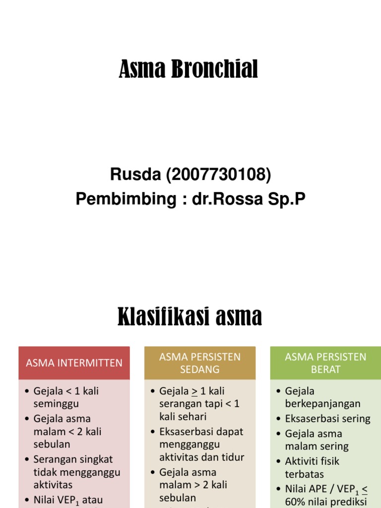 Asma Bronchial | PDF