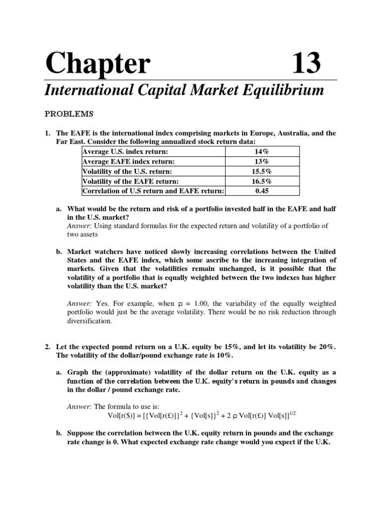 Ch13 Hints | PDF | Beta (Finance) | Capital Asset Pricing Model