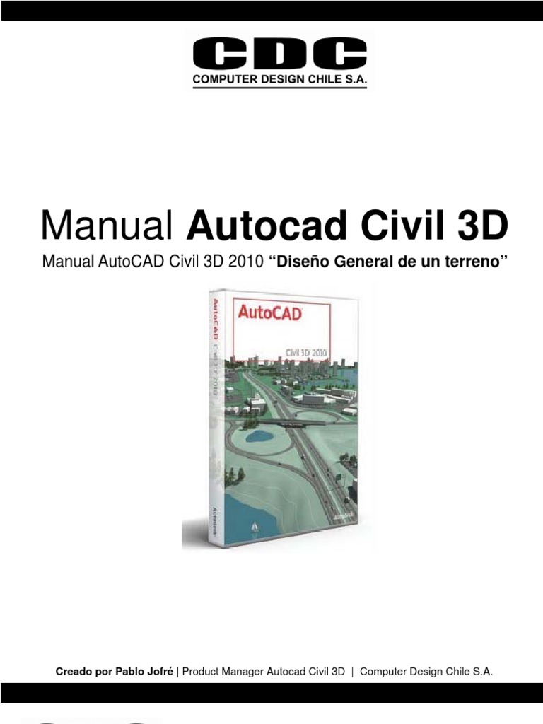Manual de AutoCAD Civil 3D 2010 | PDF | Ventana (informática) | Topografía