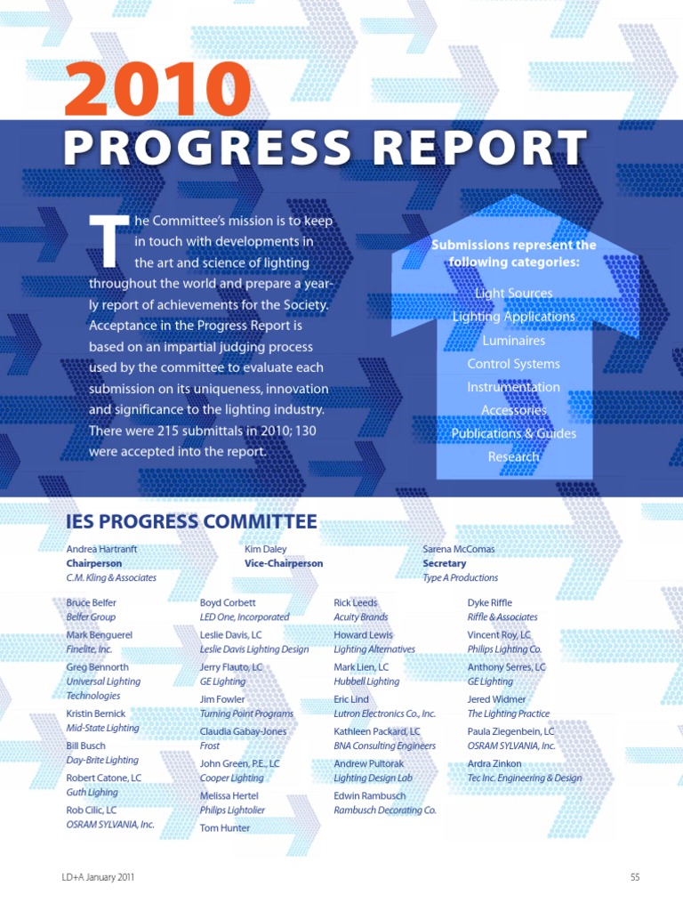 IES Progress Report 2010 | PDF | Compact Fluorescent Lamp | Light ...
