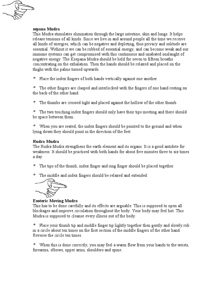 Sepana Mudra | PDF | Hand | Human Anatomy
