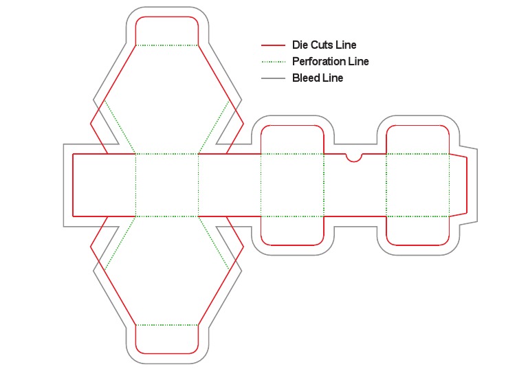 Die Cuts Line Perforation Line Bleed Line | PDF