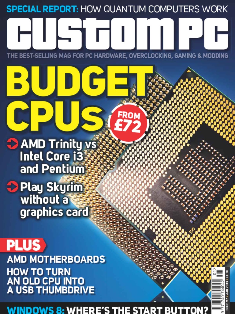 Custom PC Magazine UK January 2013 | PDF | Domain Name | Solid State Drive