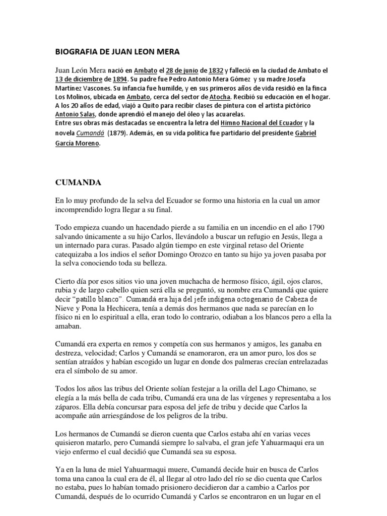 CUMANDA | PDF