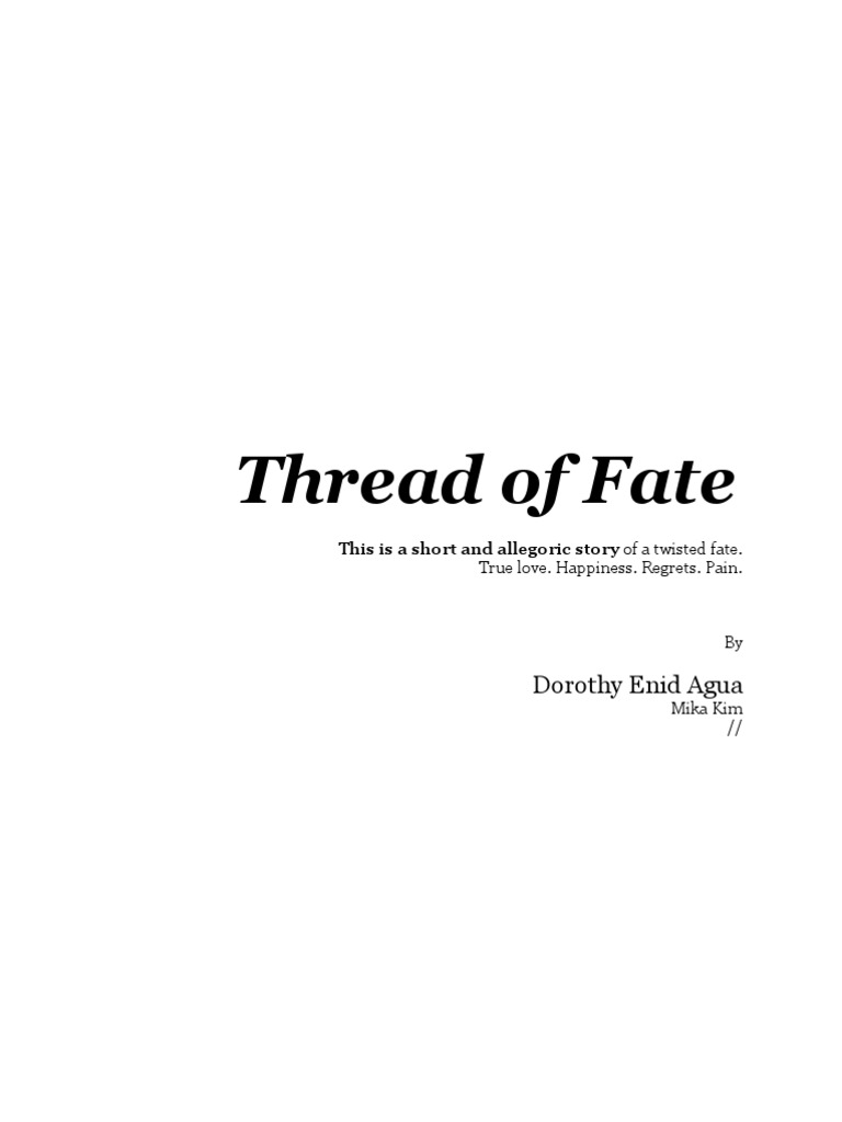 Thread of Fate | PDF