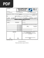 SSS E1 Form | PDF