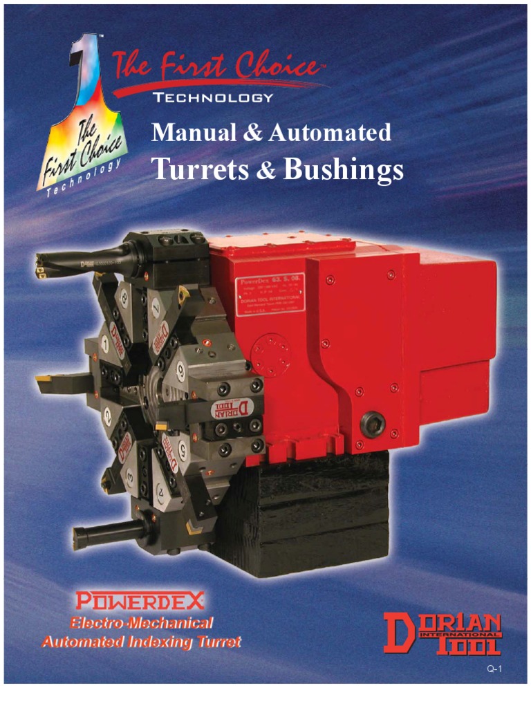 Automatic and Manual Turrets PDF | PDF | Numerical Control | Automation