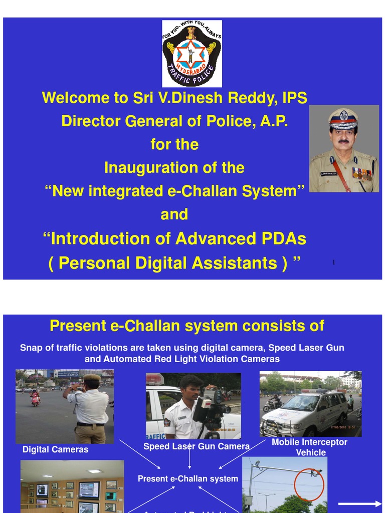 Integrated E-Challan System | PDF | Personal Digital Assistant ...