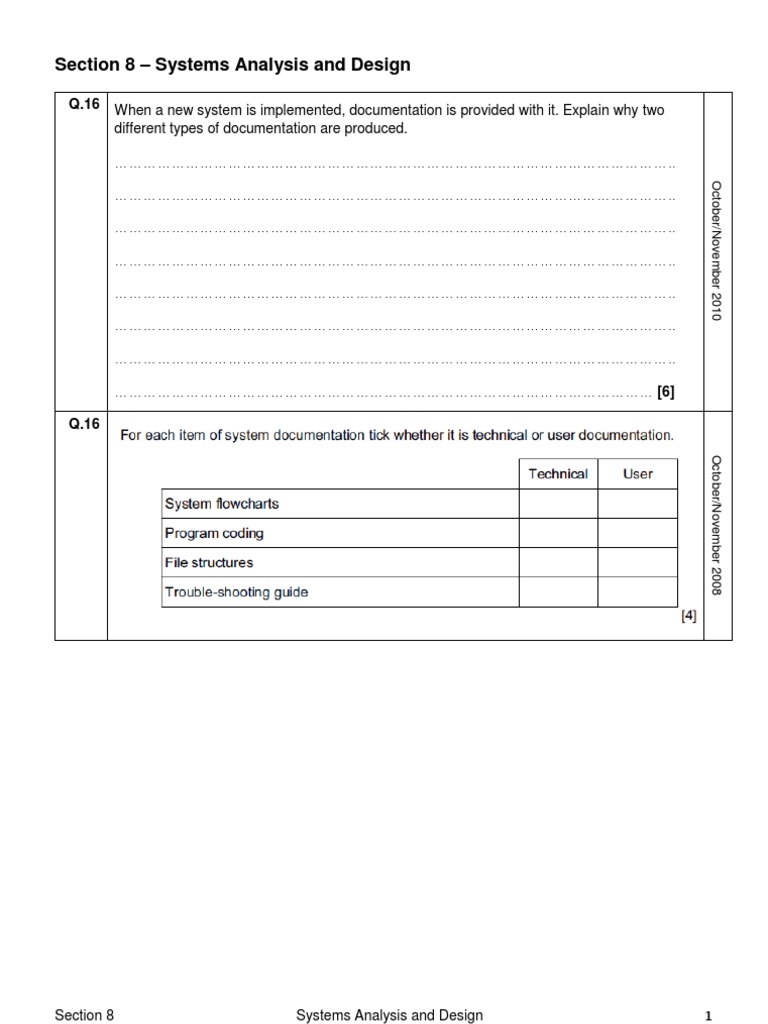 Unit 8 - Systems Analysis and Design | PDF