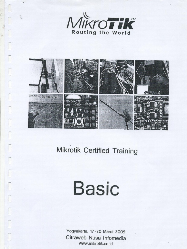 Modul Mikrotik Training Basic | PDF
