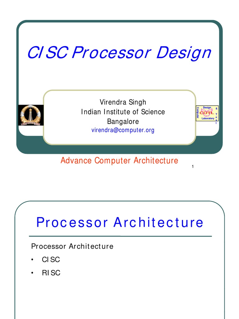 CISC Design | PDF | Central Processing Unit | Computer Hardware