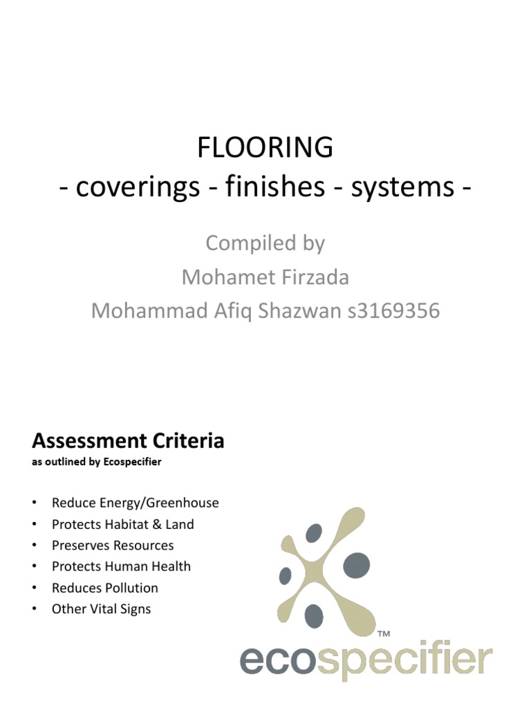 Flooring Presentation | PDF | Flooring | Lumber