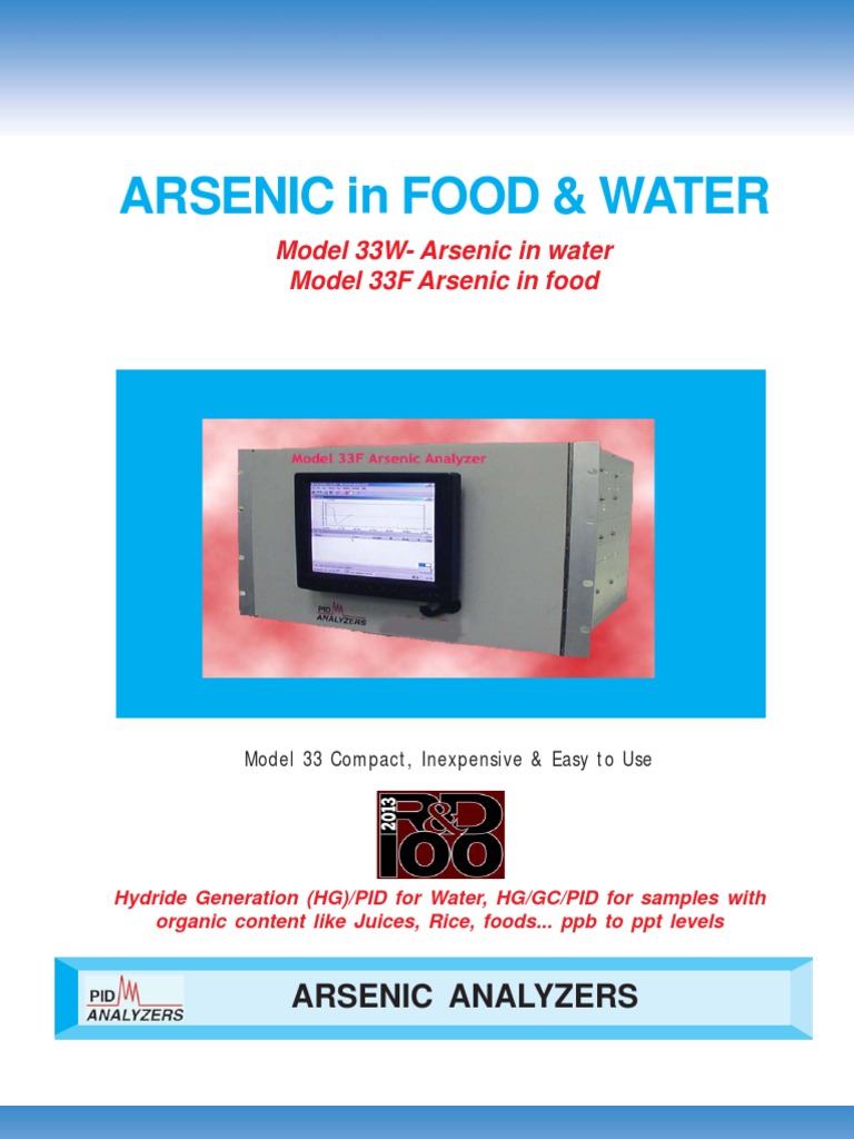 Award Winning Analyzer For The Analysis of Arsenic in Food and Water | PDF | Arsenic | Physical ...