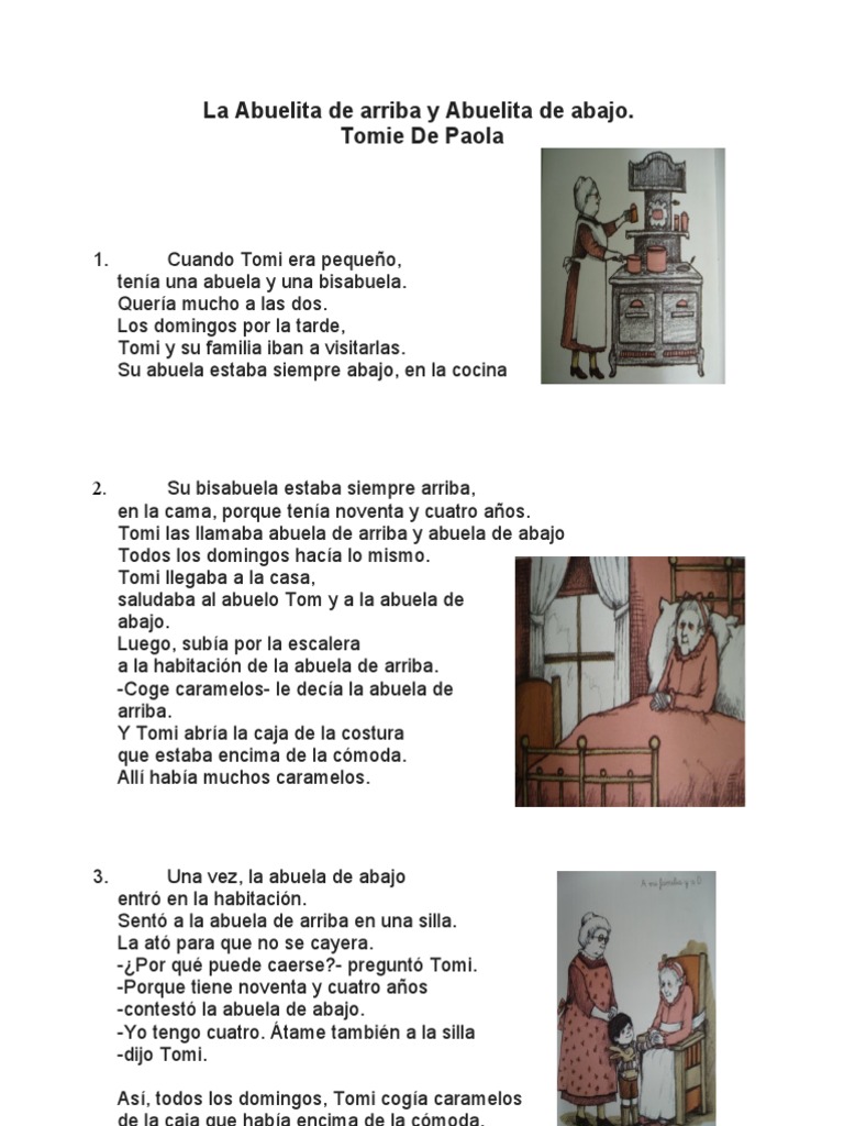 La Abuelita de Arriba y Abuelita de Abajo | PDF | Ocio
