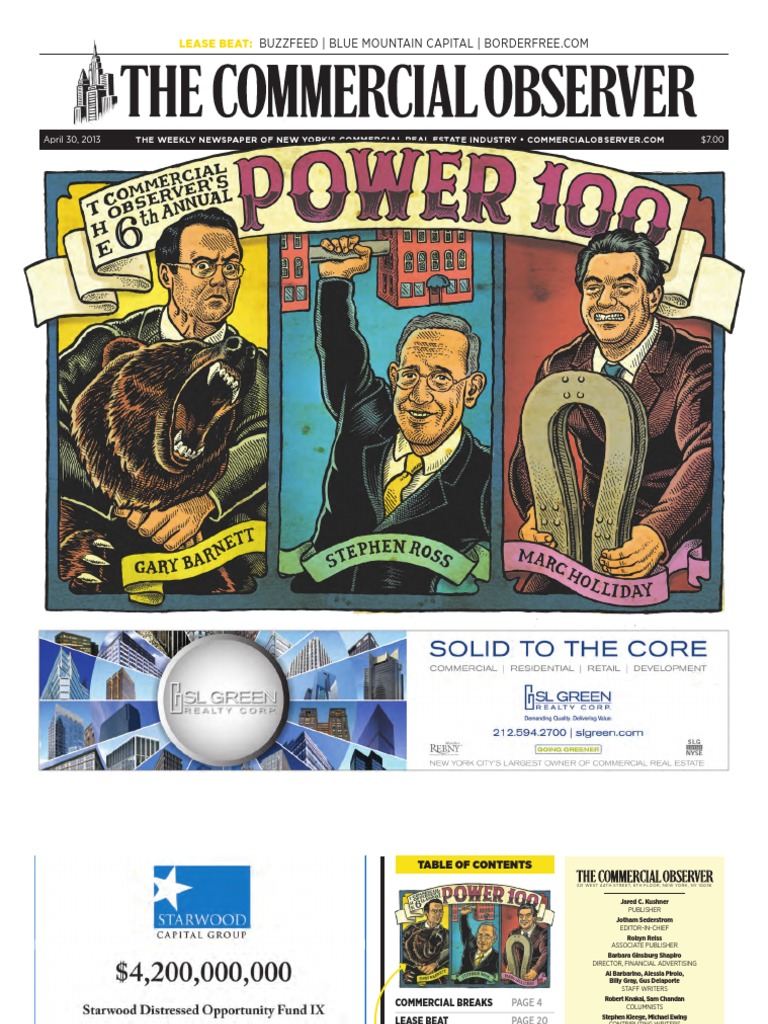 Commercial Power 2013 | PDF | New York City | Real Estate Investment Trust