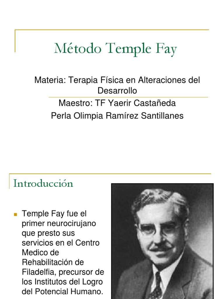 Método Temple Fay | PDF | Términos anatómicos de ubicación | Cerebro
