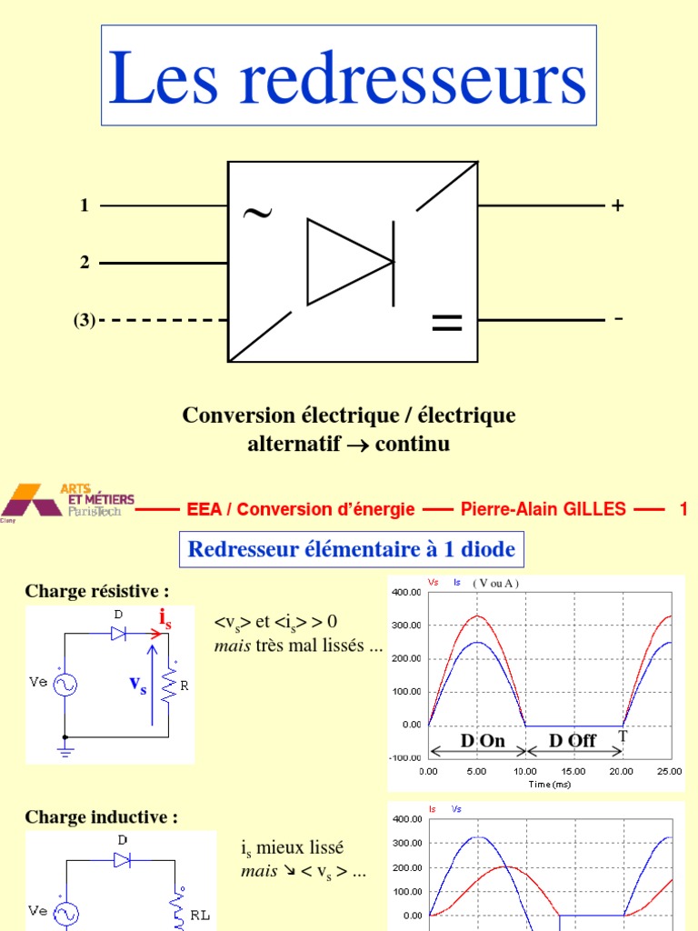 Redresseur C | PDF | Redresseur | Électronique de puissance