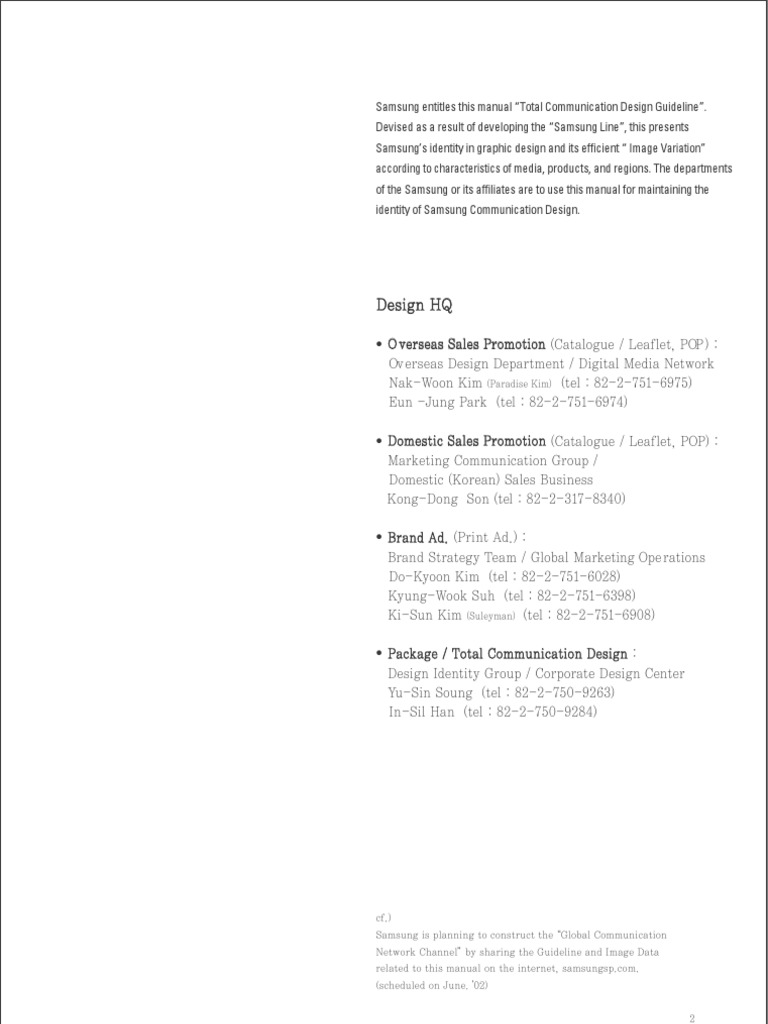 Samsung Guideline | PDF | Logos | Color