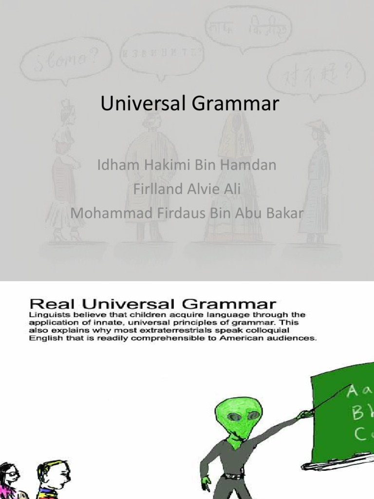 Universal Grammar | PDF | Linguistics | Academic Discipline Interactions